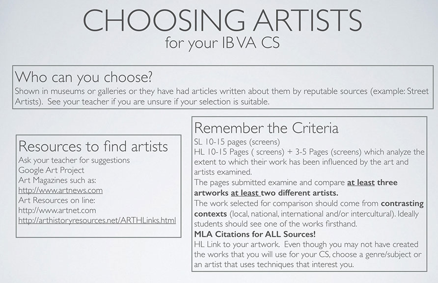 Comparative Study (CS) | Art Education | Jessica Russo Scherr