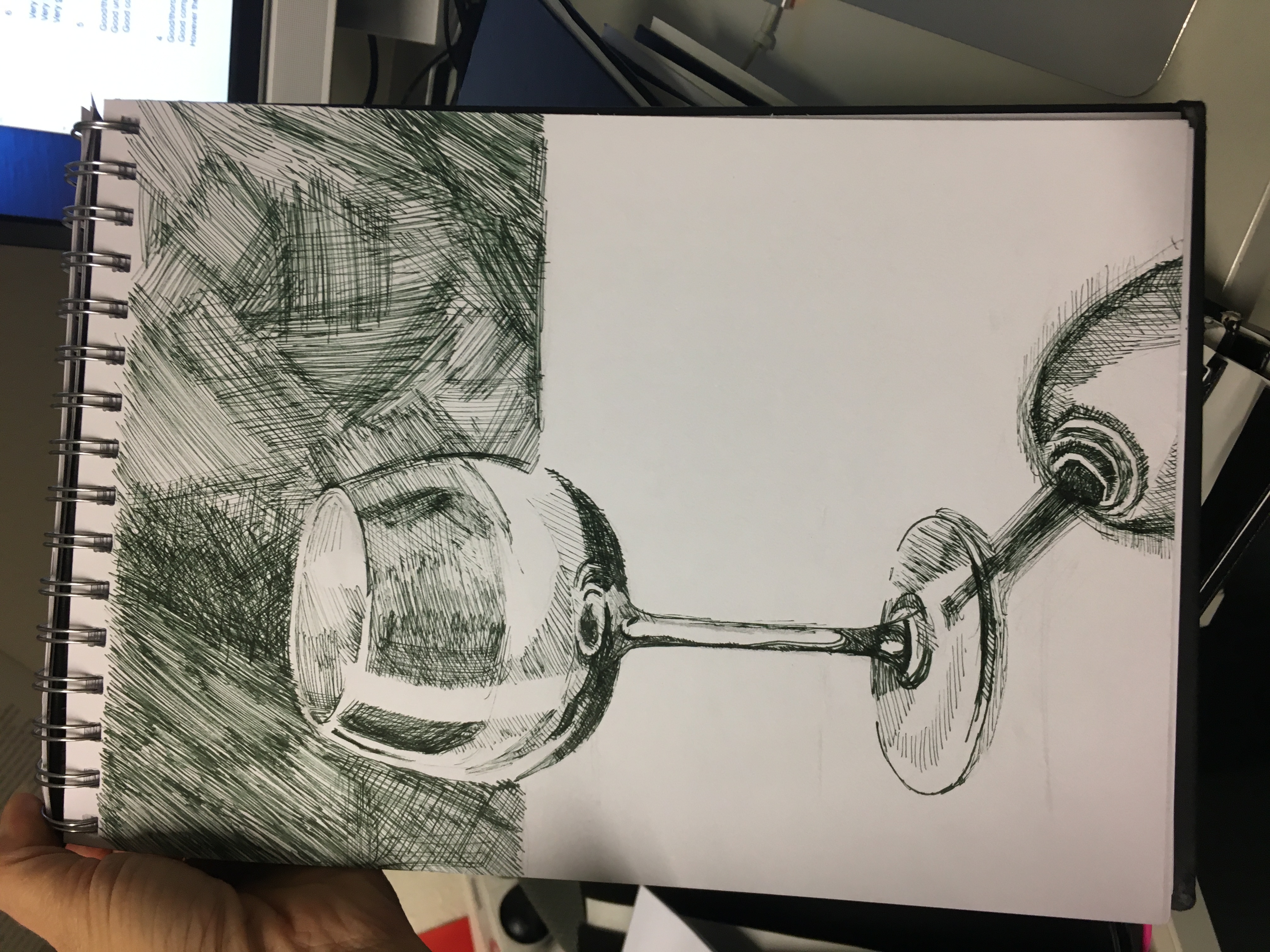 Cross Hatch Glass | Art Education | Jessica Russo Scherr